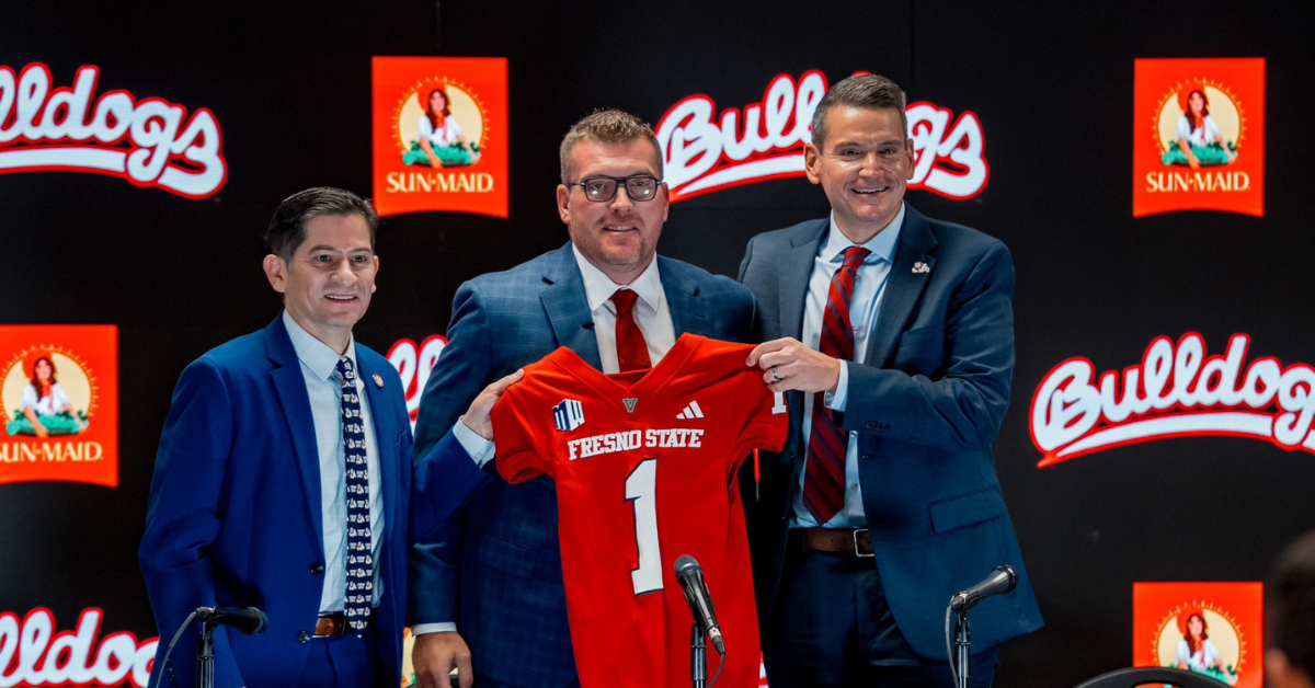 Fresno State introduces Entz as football coach